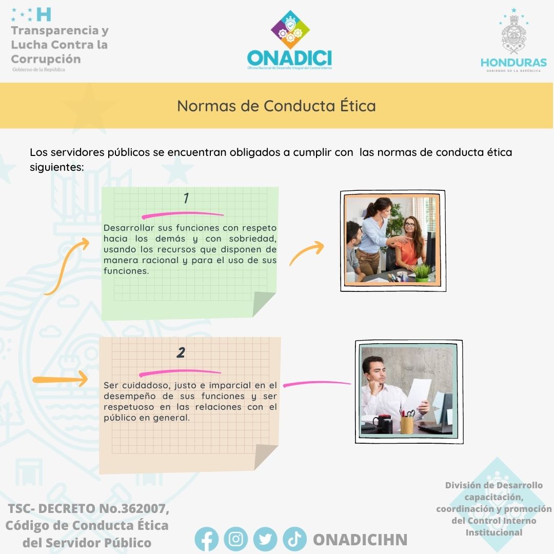 Normas de Conducta Ética del Servidor Público Capítulo III Parte 2 ...